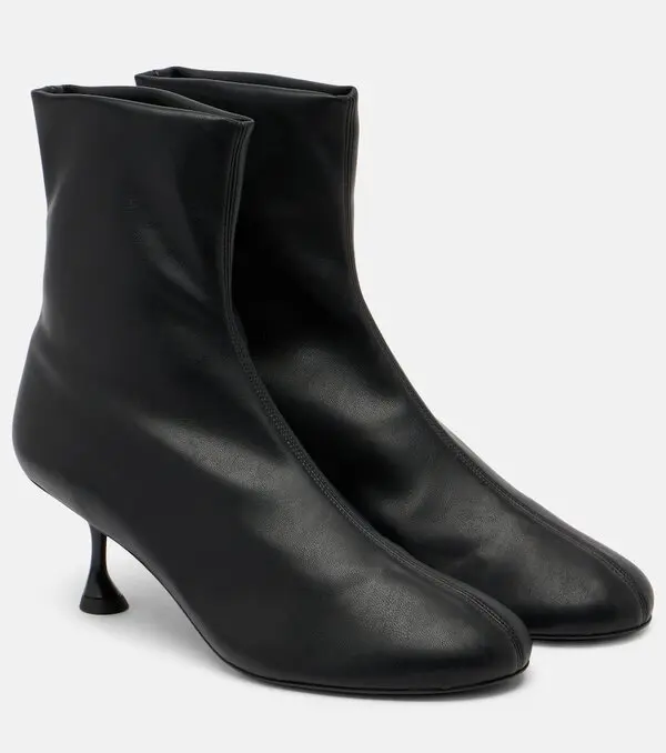 Proenza Schouler Leather Ankle Boots - Black