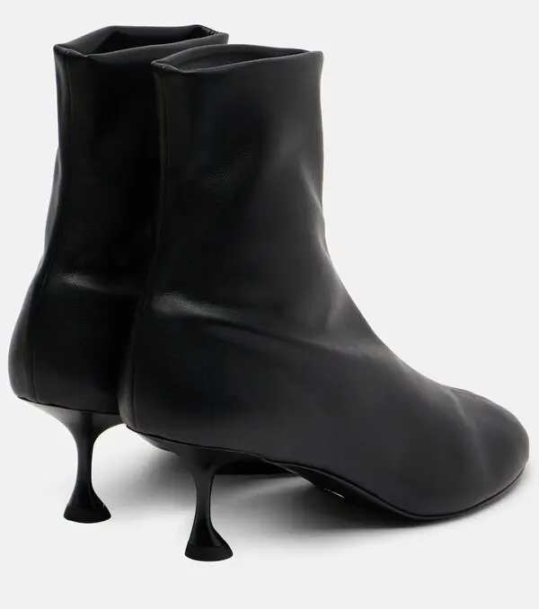 Proenza Schouler Leather Ankle Boots - Black