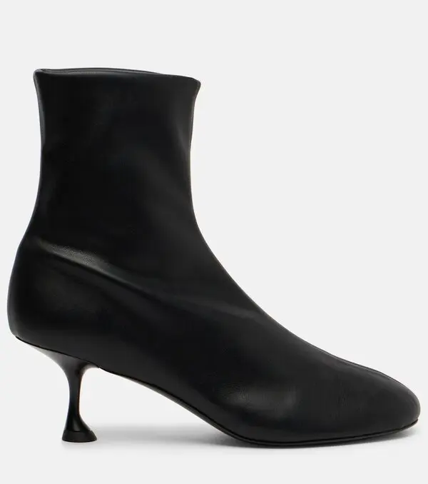 Proenza Schouler Leather Ankle Boots - Black