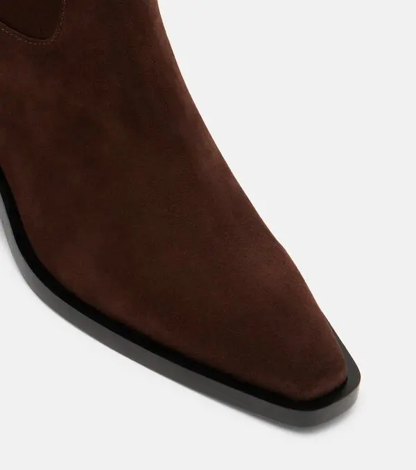Proenza Schouler Bronco Suede Ankle Boots - Brown