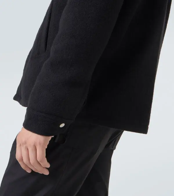 Rick Owens Brad Virgin Wool Jacket - Black