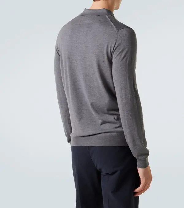 SLOWEAR Wool-blend Polo Shirt