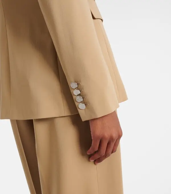 Ralph Lauren Parker Wool Gabardine Blazer - Beige