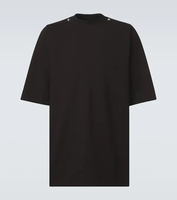 Rick Owens Jumbo Cotton Jersey T-shirt - Black
