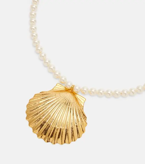 JENNIFER BEHR Siren Faux Pearl Necklace