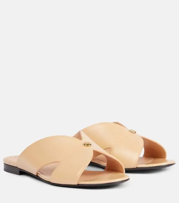 Loro Piana Vera Leather Sandals - Beige