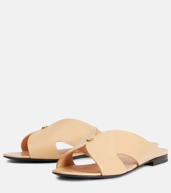 Loro Piana Vera Leather Sandals - Beige