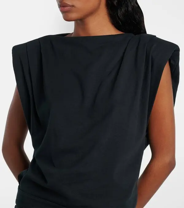 Isabel Marant Étoile Marielle Draped Minidress - Black