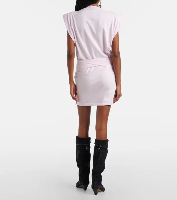Isabel Marant Étoile Marielle Cotton Jersey Minidress - Pink