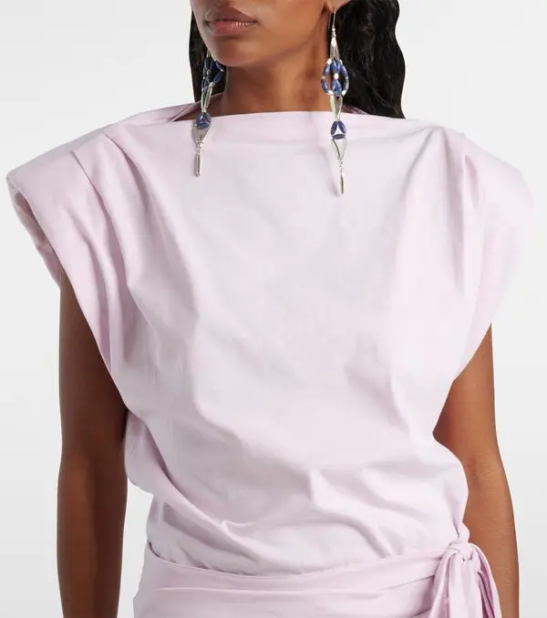 Isabel Marant Étoile Marielle Cotton Jersey Minidress - Pink