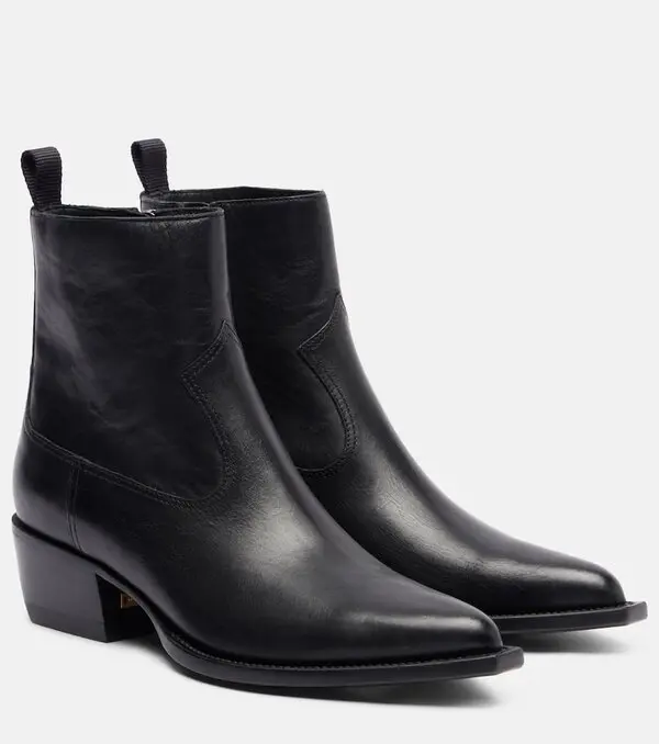 GOLDEN GOOSE Debbie 45 Leather Ankle Boots