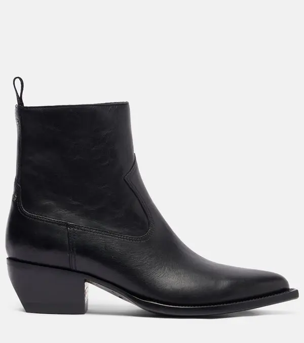 GOLDEN GOOSE Debbie 45 Leather Ankle Boots