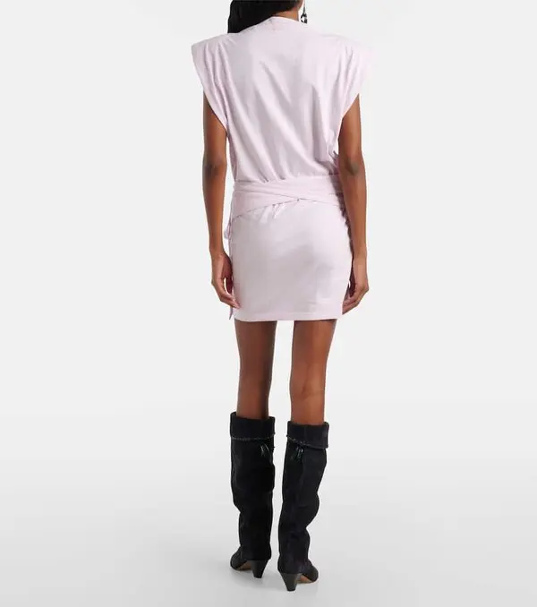 Isabel Marant Étoile Marielle Cotton Jersey Minidress - Pink