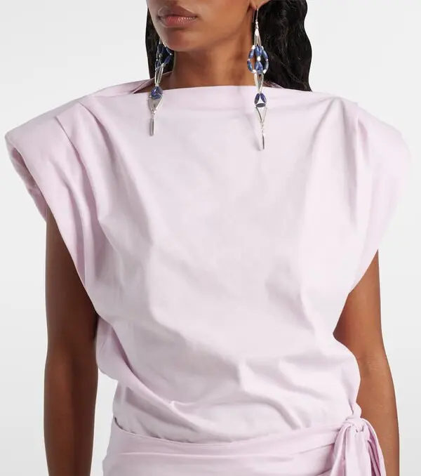 Isabel Marant Étoile Marielle Cotton Jersey Minidress - Pink