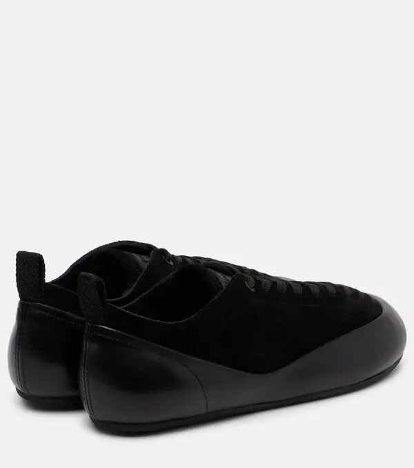 Proenza Schouler Arcadia Suede And Leather Sneakers - Black