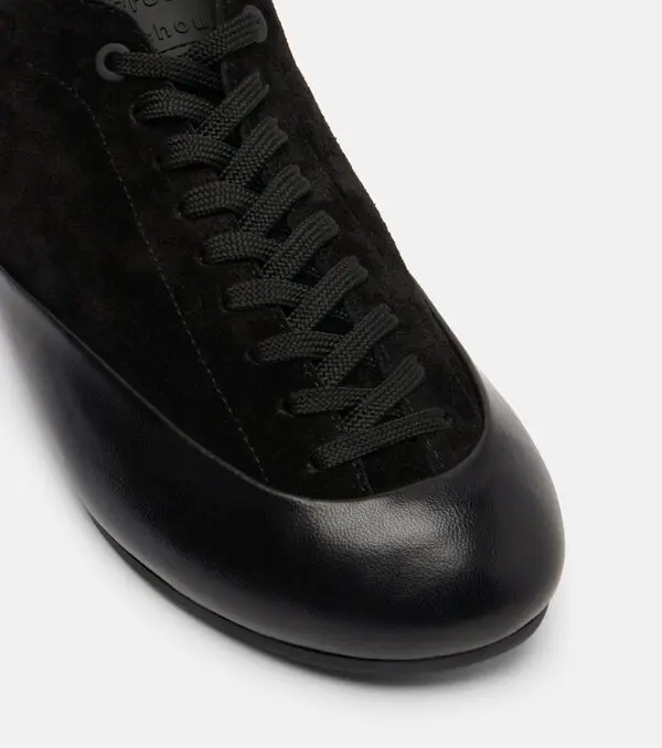 Proenza Schouler Arcadia Suede And Leather Sneakers - Black