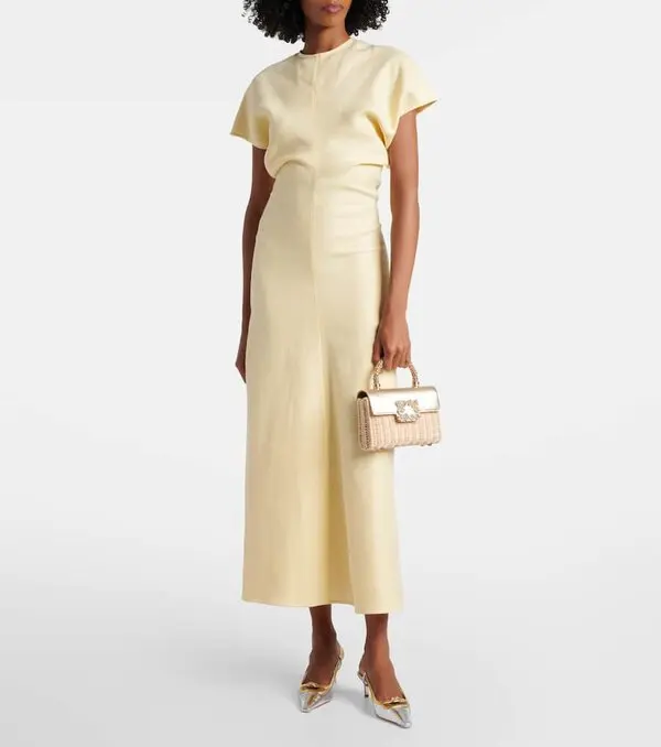ROGER VIVIER Jewel Efflorescence Mini Rattan Tote