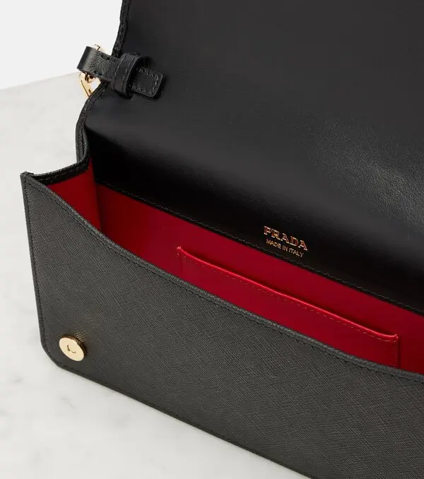 Prada Saffiano Leather Mini Shoulder Bag
