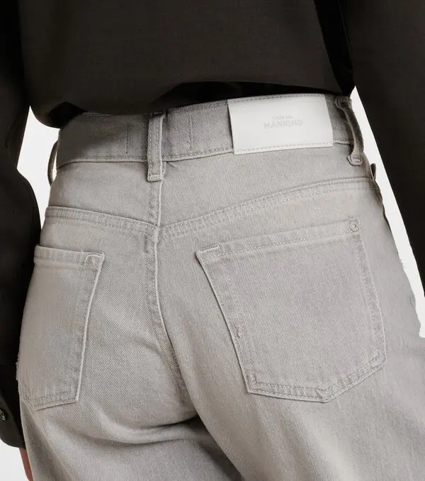 7 For All Mankind Tess Mid-rise Straight Jeans