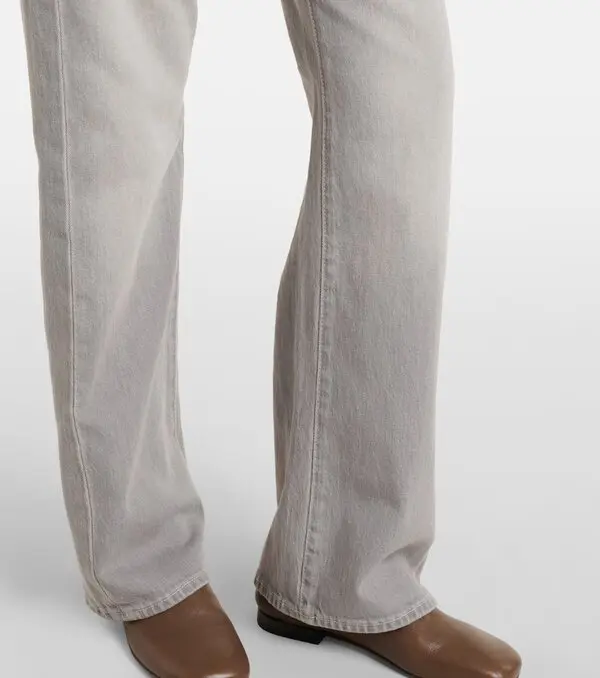 7 For All Mankind Tess Mid-rise Straight Jeans