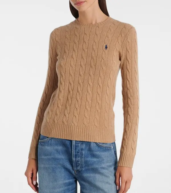 Polo Ralph Lauren Julianna Wool And Cashmere Sweater - Brown