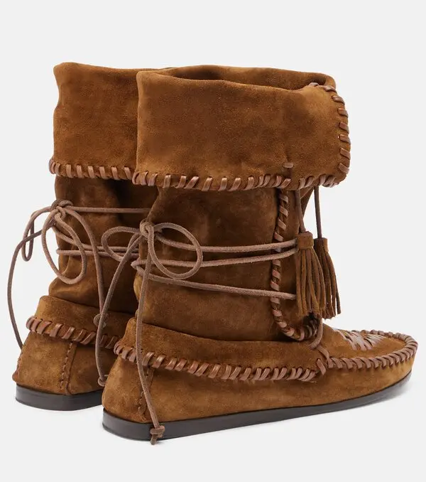 Isabel Marant Étoile Winki Suede Ankle Boots - Brown