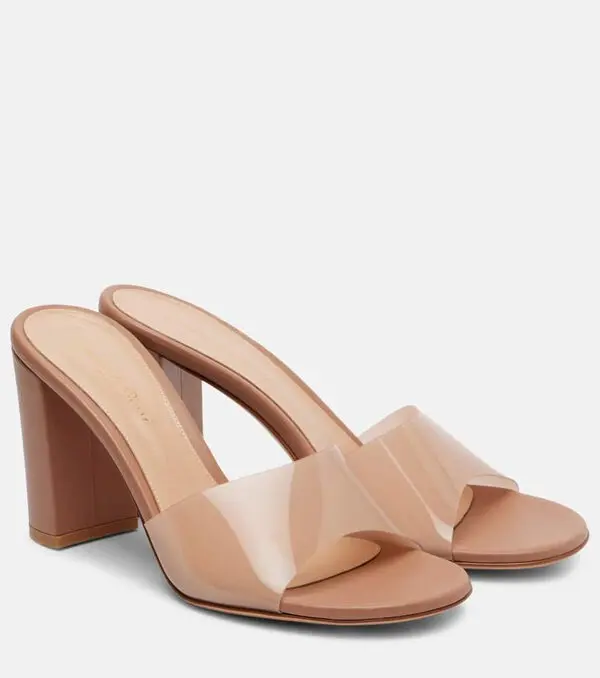 GIANVITO ROSSI 85 Mules - Pink