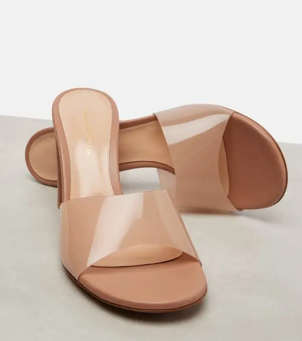 GIANVITO ROSSI 85 Mules - Pink