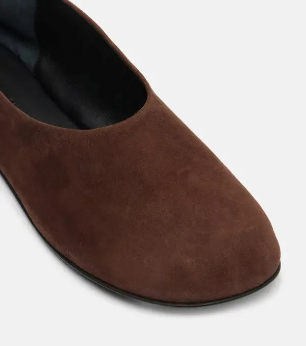 Proenza Schouler Glove Suede Ballet Flats - Brown