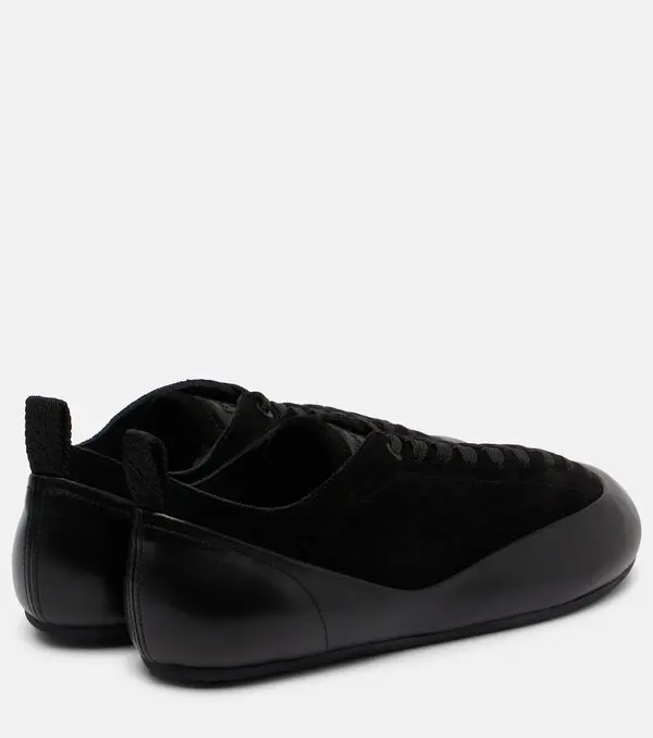 Proenza Schouler Arcadia Suede And Leather Sneakers - Black