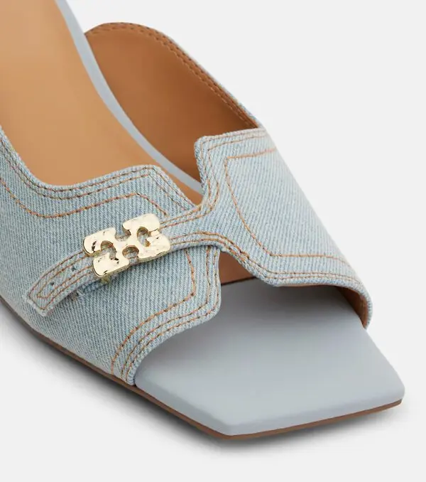 GANNI Butterfly Wedge Mules