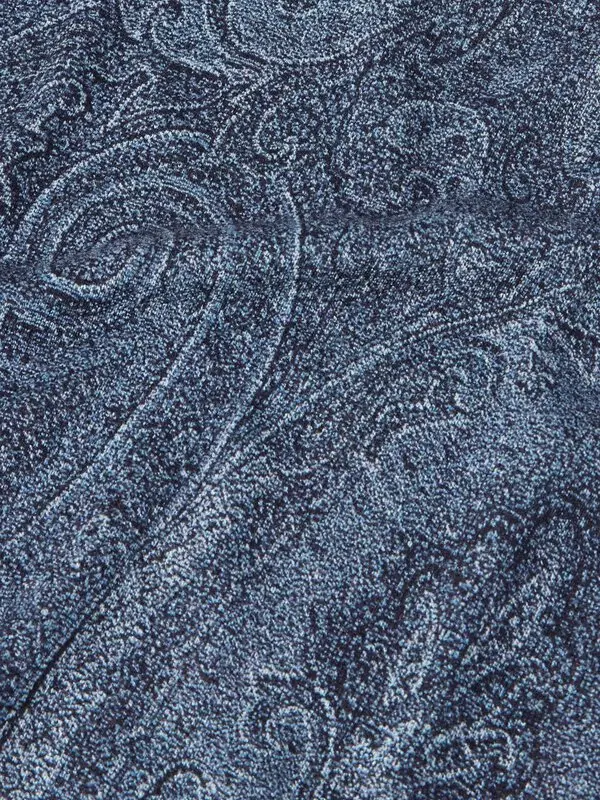 Etro Paisley-print Silk And Cashmere-blend Sweater