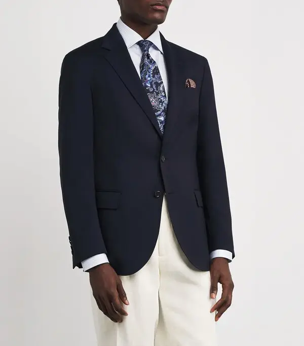 Harrods Silk Jacquard Pocket Square