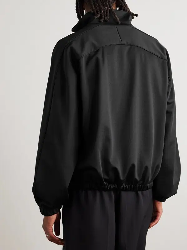 JIL SANDER Cotton-blend Jersey Zip-up Sweatshirt