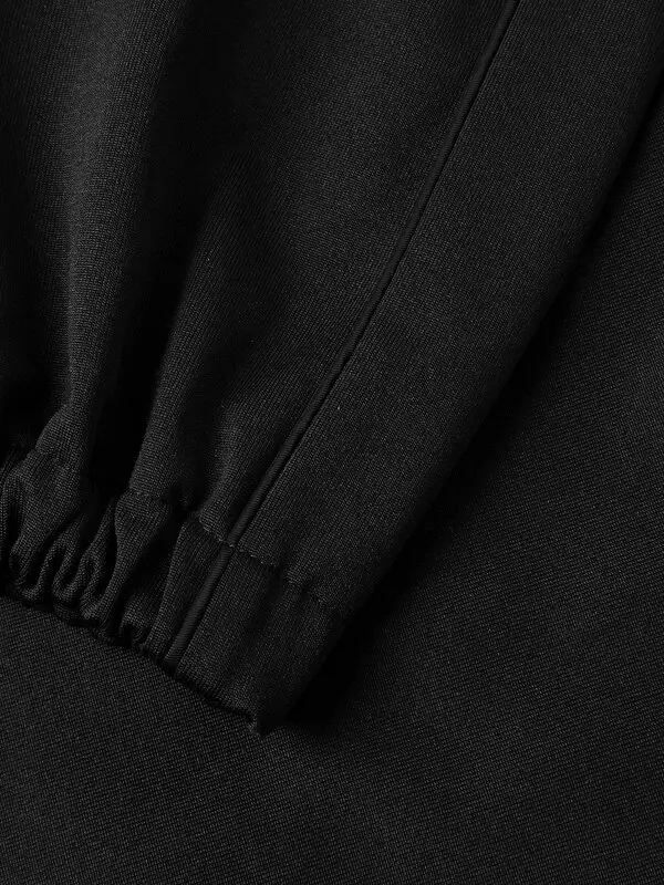 JIL SANDER Cotton-blend Jersey Zip-up Sweatshirt