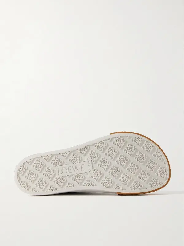 Loewe Paula's Ibiza Bloc Denim High-top Sneakers - Blue