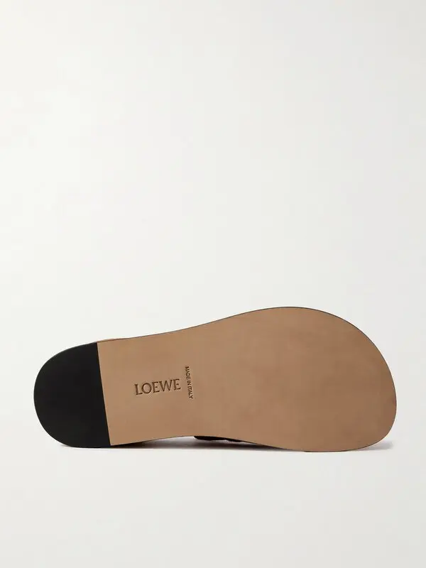 Loewe Flex Suede Loafers - Brown