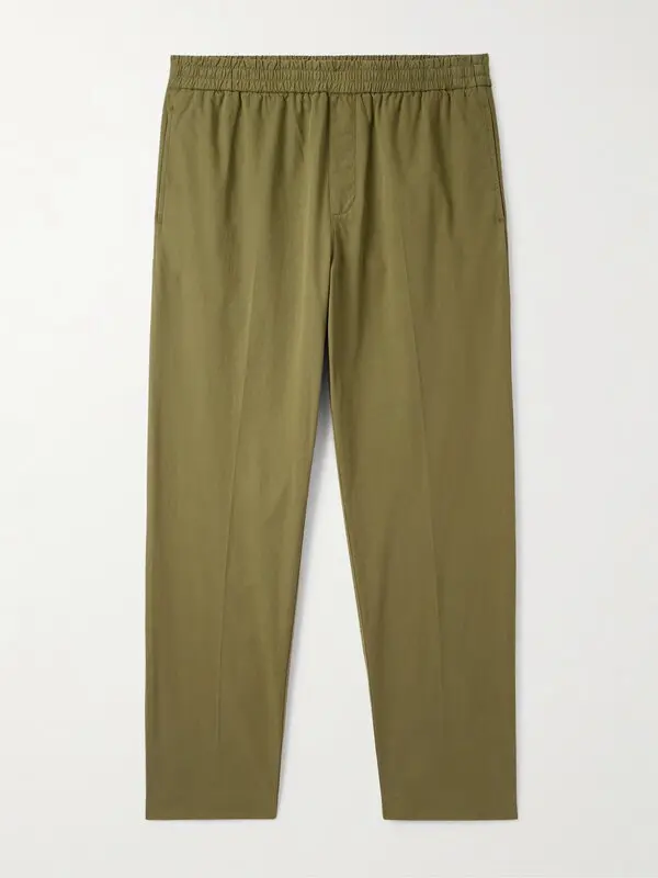 A.p.c. Pieter Straight-leg Pleated Cotton Trousers