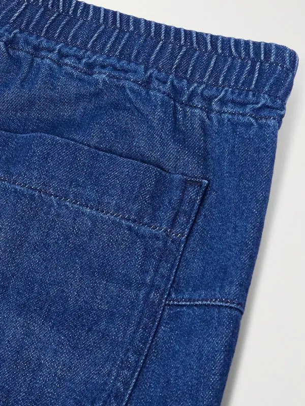 A.p.c. Norris Straight-leg Denim Shorts - Blue