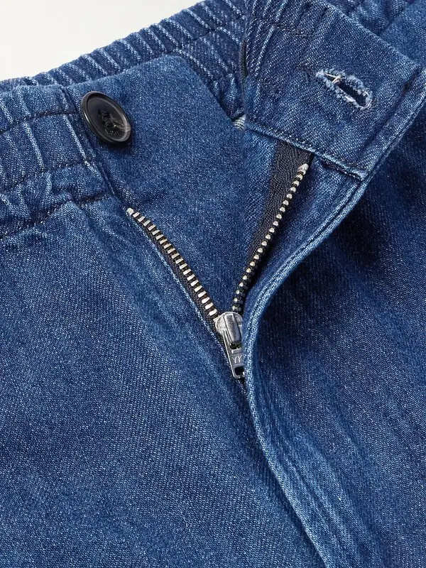 A.p.c. Norris Straight-leg Denim Shorts - Blue