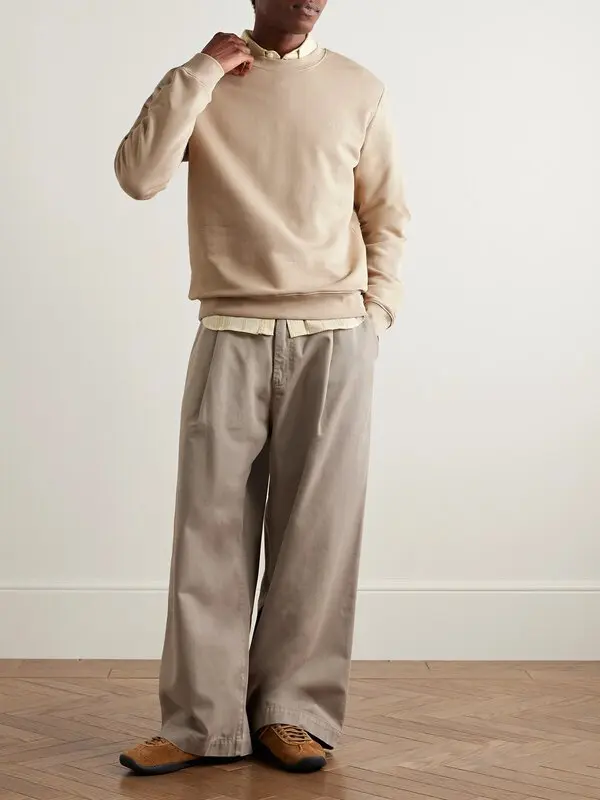 A.p.c. Brodé Cotton-jersey Sweatshirt