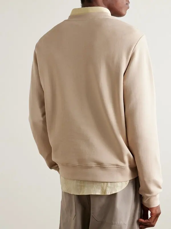 A.p.c. Brodé Cotton-jersey Sweatshirt