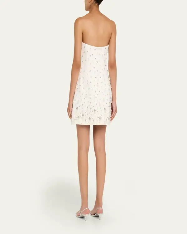 Simkhai Yasmin Embellished Mini Dress - Ivory