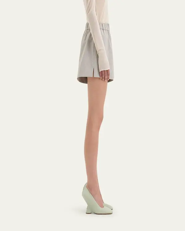 SIR. Leone Gathered Shorts