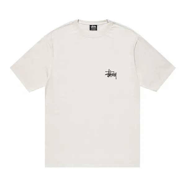 StÜssy Basic Pigment Dyed Tee - White