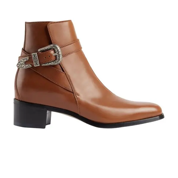 Gucci Buckled Ankle Boots