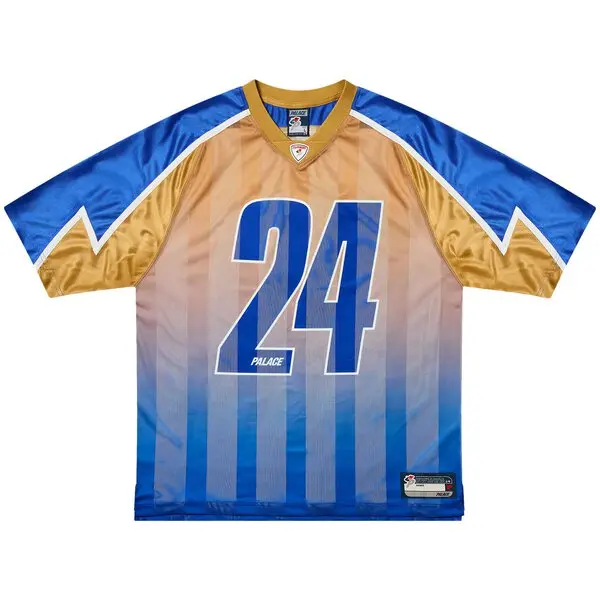 PALACE Meshy Stripe Jersey - Blue