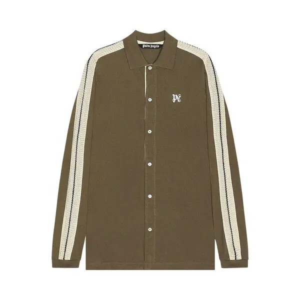 Palm Angels Monogram Piquet Trackshirt