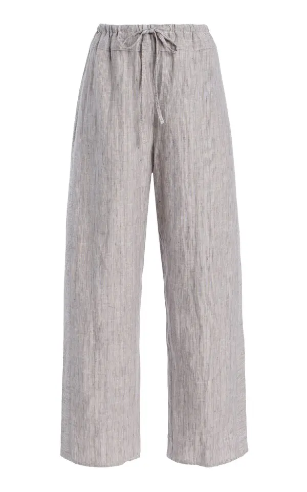 DEIJI STUDIOS Double-waist Wide-leg Pants