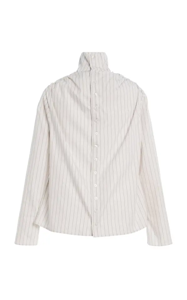 KALLMEYER Penelope Draped Cotton Top